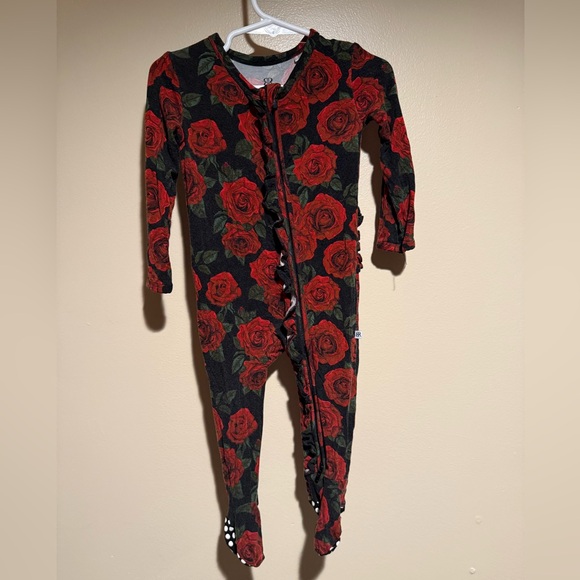 Little Bum Bums | One Pieces | Bums Roses Baby Girl Ruffle Footie ...